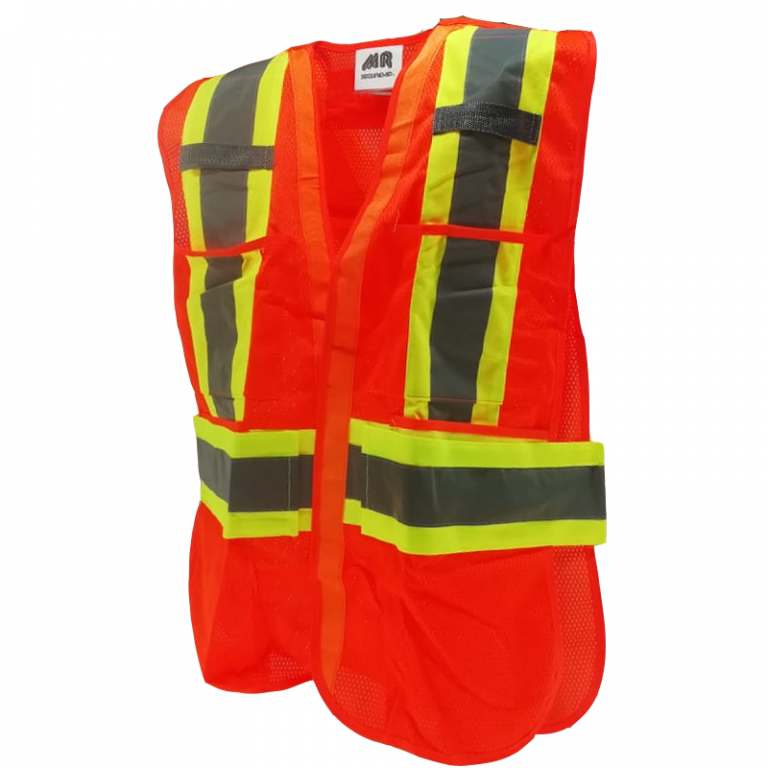 CHALECO SUPER VISIBILIDAD AJUSTABLE SR1034 - Vértice Industrial